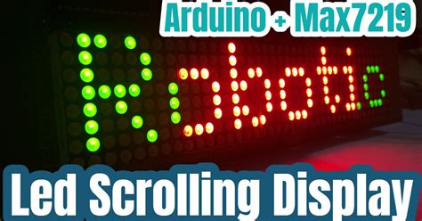 Led Scrolling Matrix Display Razib Shahadat