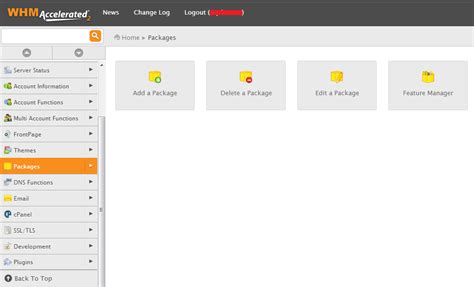 How To Create A Package In Web Host Manager WHM Control Panel CodeSteps
