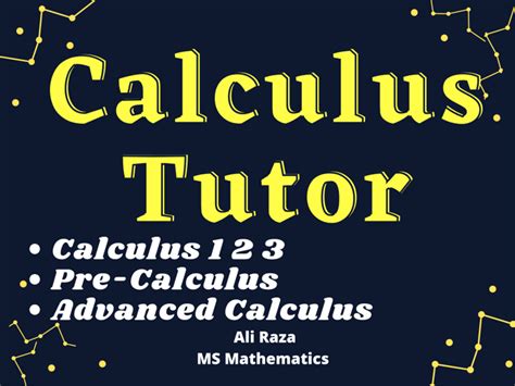 A Mathematics Tutor For Calculus 1 2 3 Precalculus And Advanced Calculus Upwork