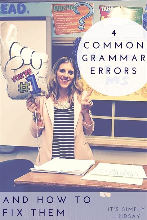 4 Common Grammar Errors Its Simply Lindsay