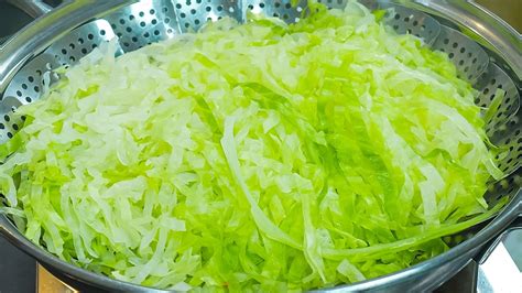 양배추가 집에 있다면 이렇게 꼭 드셔 보세요😃 진짜 맛있어요👍 평생 써 먹는 맛있는 양배추요리 양배추 요리 Youtube