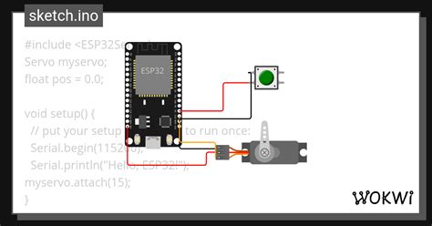 Smooth Servo Wokwi Esp32 Stm32 Arduino Simulator