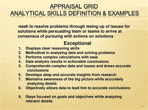 Analytical Skills Definition
