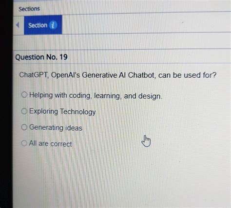 Sections Section Question No ChatGPT StudyX