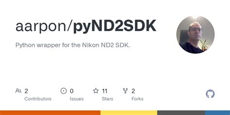 Github Aarponpynd2sdk Python Wrapper For The Nikon Nd2 Sdk