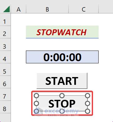 How To Create A Stopwatch In Excel With Easy Steps ExcelDemy