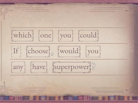 Second Conditional Unjumble