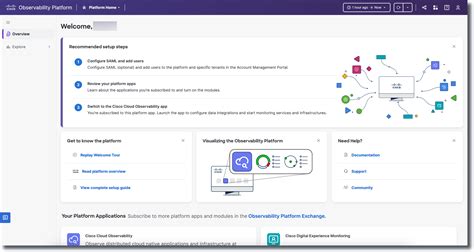 cisco observability platform home
