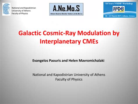 Pdf Galactic Cosmic Ray Modulation By Interplanetary Cmes