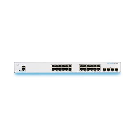 Switch Cisco Cbs250 24t 4g Smart 24 Portas Ge 4x1g Sfp