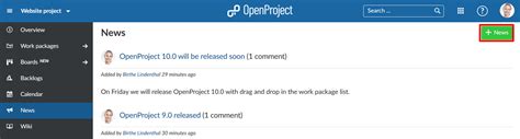 Project News OpenProject