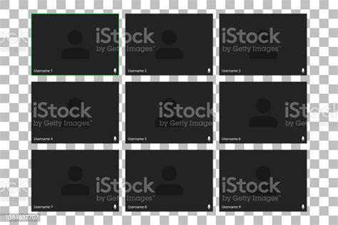 화상 회의 사용자 인터페이스 화상 통화 화면 인터페이스 템플릿 사회적 의사소통을 위한 응용 프로그램 화상 회의 창 오버레이 Brand Name Online Messaging