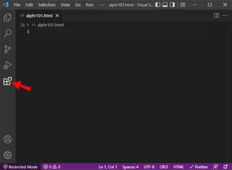 نحوه باز کردن در مرورگر از Vs Code