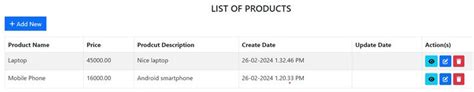 crud operation with dapper using asp core