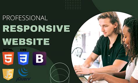 Design Modern Responsive Website By Html Css Bootstrap Js By