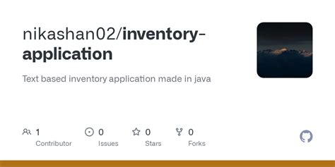 github nikashan02 inventory application text based inventory