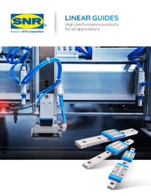 Fillable Online Linear Guides Linear Motion Guides Design And Selection Fax Email Print