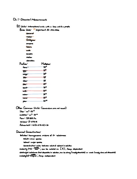 Ch 1 Quantitative Chemical Analysis 10e Ch 1 Chemicalmeasurements
