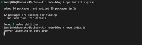 Docker Setting Node Js