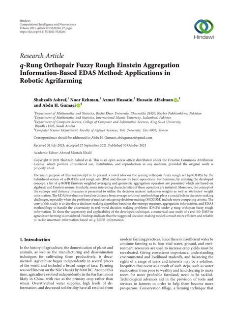 Pdf Q Rung Orthopair Fuzzy Rough Einstein Aggregation Information
