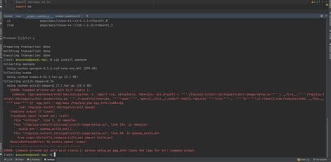 Pip Install Openpnm In New Environment Throws No Module Named Numpy Error Issue Pmeal