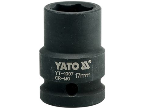 Головка торцевая ударная 1/2'' 17мм шестигранная Yato YT-1007 купить в E-1