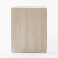 Segnato 62 2 Drawer White Wood Desk Cb2 Uae