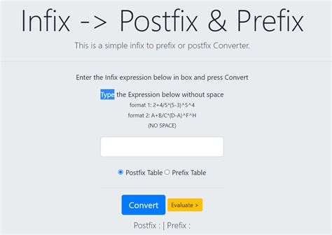 solved infix postfix and prefix