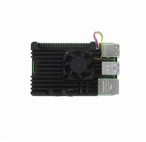 Raspberry Pi 5 Aluminum Case With Pwm Cooling Fan Raspberry Pi 5 Metal