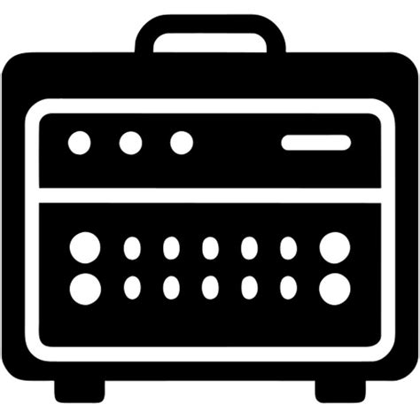 Guitar Amplifier Icon Premium Ai Generated Vector