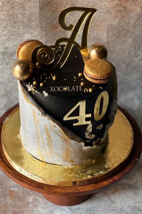 Midnight Gold Elegance Cake The Xocolatl