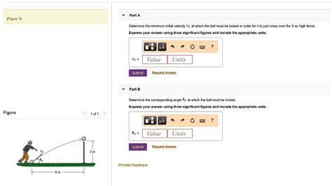 solved determine the minimum initial velocity v0 at which the ball
