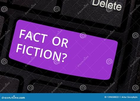 Text Sign Showing Fact Or Fiction Conceptual Photo Is It True Or Is False Doubt If Something Is
