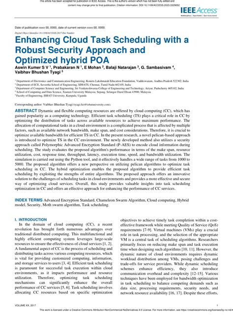 pdf enhancing cloud task scheduling with a robust security approach