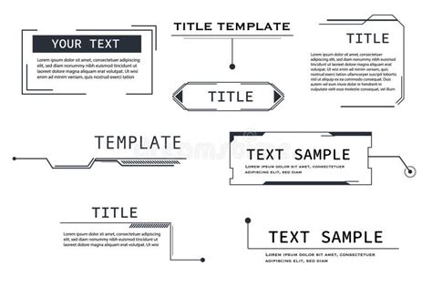 Ui Template With Callouts Title Boxes Infographic Labels And Futuristic Hud Layout Suitable