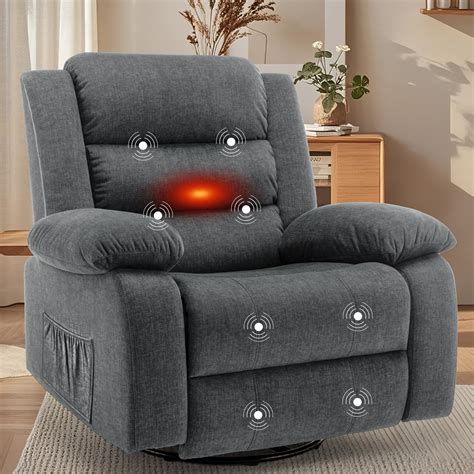 Ebern Designs Recliner Chair With Heat And Massageoversized Recliner