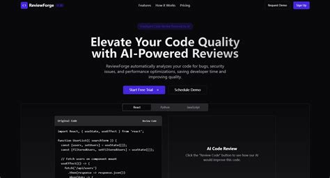 Reviewforge Intelligent Code Review Platform For Dev Teams Aitoolnet