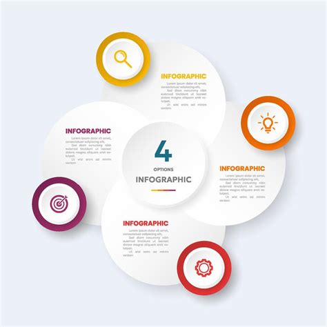 Circle Chart Infographic Template 49568056 Vector Art At Vecteezy