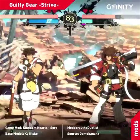 Guilty Gear Strive Game Mod Hearts Sora Modder Jtheduelist Base Model Ky Kiske Source