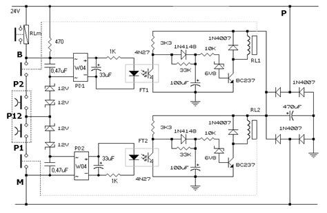Safety Control Two Buttons Circuit Diagram
