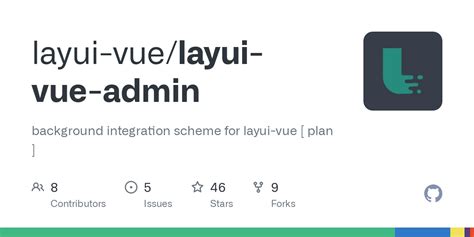 github layui vue layui vue admin background integration scheme for