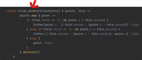 [2021 day13] using functional programming almost feels like cheating