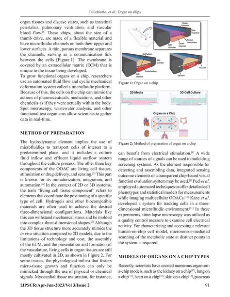 Organ On Chips A New Paradigm For Alternative Animal Model In Drug