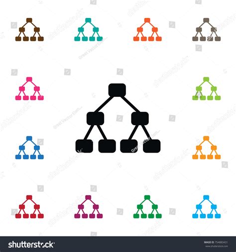 Isolated Hierarchy Icon Team Vector Element Stock Vector Royalty Free 754883431 Shutterstock