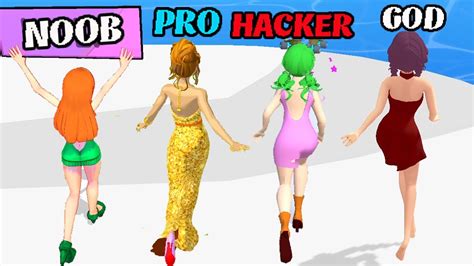 NOOB Vs PRO Vs HACKER Vs GOD Couple Run Blob Runner D YouTube