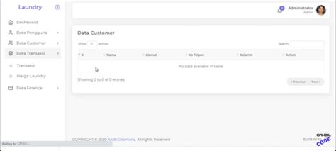 source code aplikasi laundry berbasis web dengan framework laravel