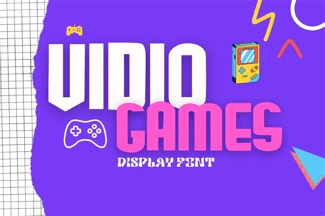 Video Games Font Free Font