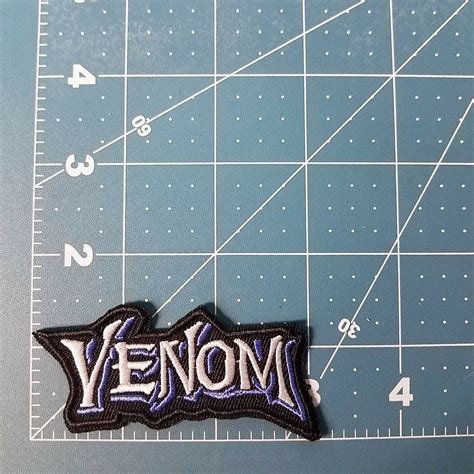 Spider Man Venom Logo Title Patch 3 Inches Wide 4586367267