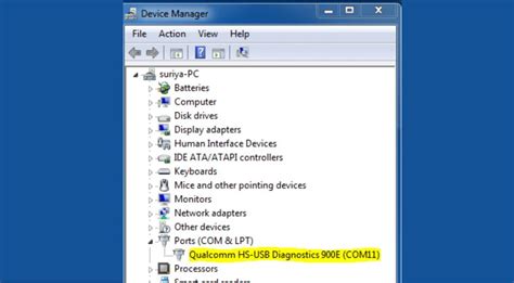 Device Shown As Qualcomm Hs Usb Diagnostic 900e Fix