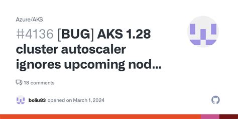 Bug Aks 128 Cluster Autoscaler Ignores Upcoming Nodes Causing